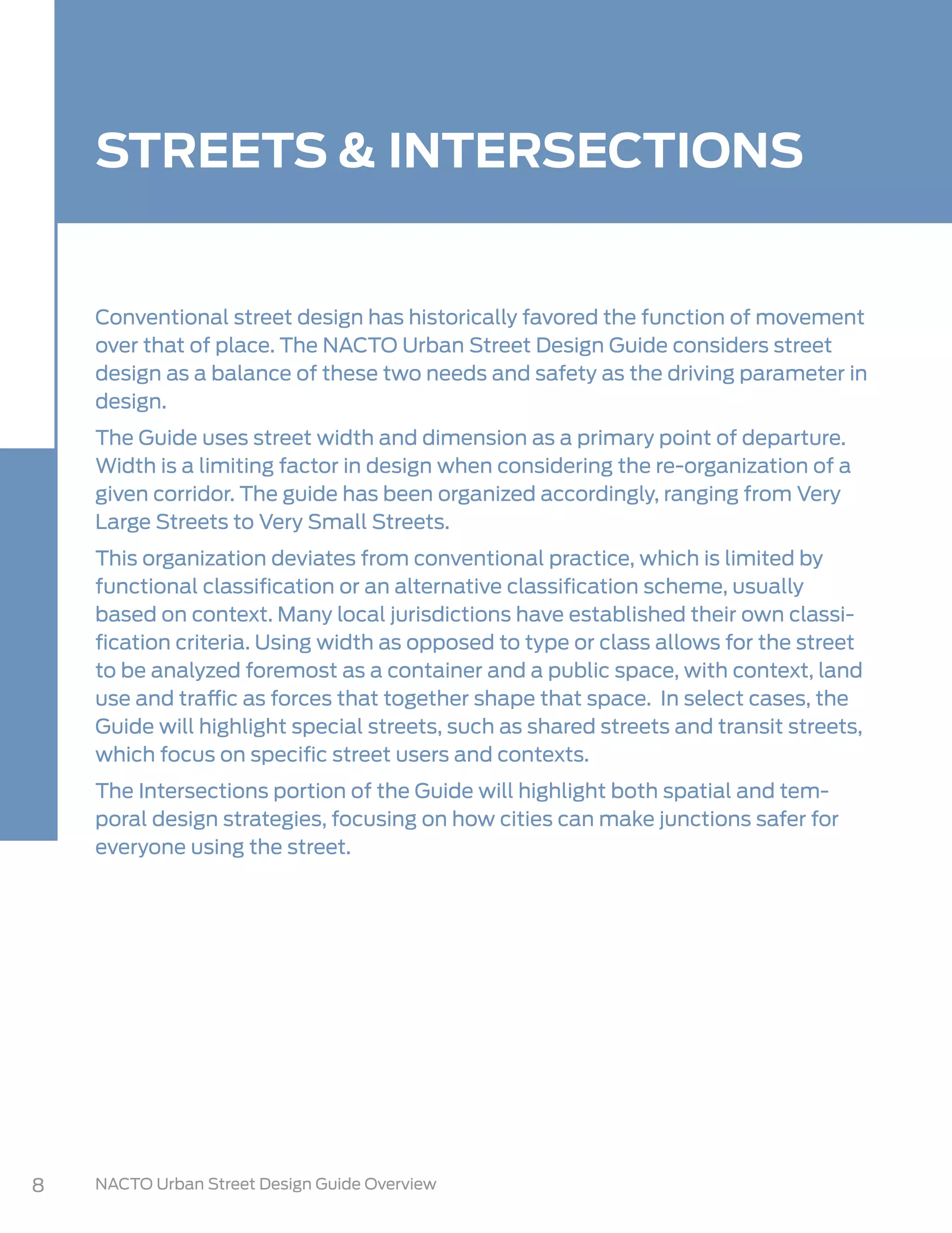 NACTO Urban Street Design Guide | PDF