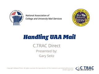 Handling UAA Mail | PDF | Technology & Computing