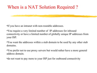 Nad710 Network Address Translation | PPT