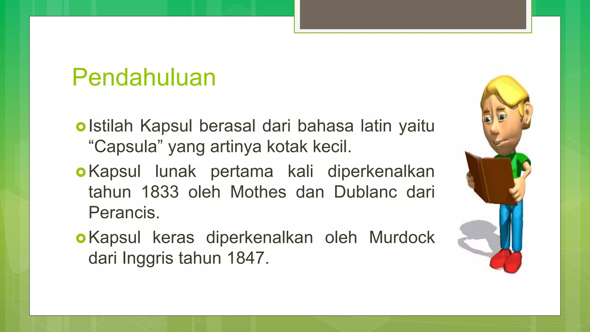 Sediaan obat Kapsul | PPTX