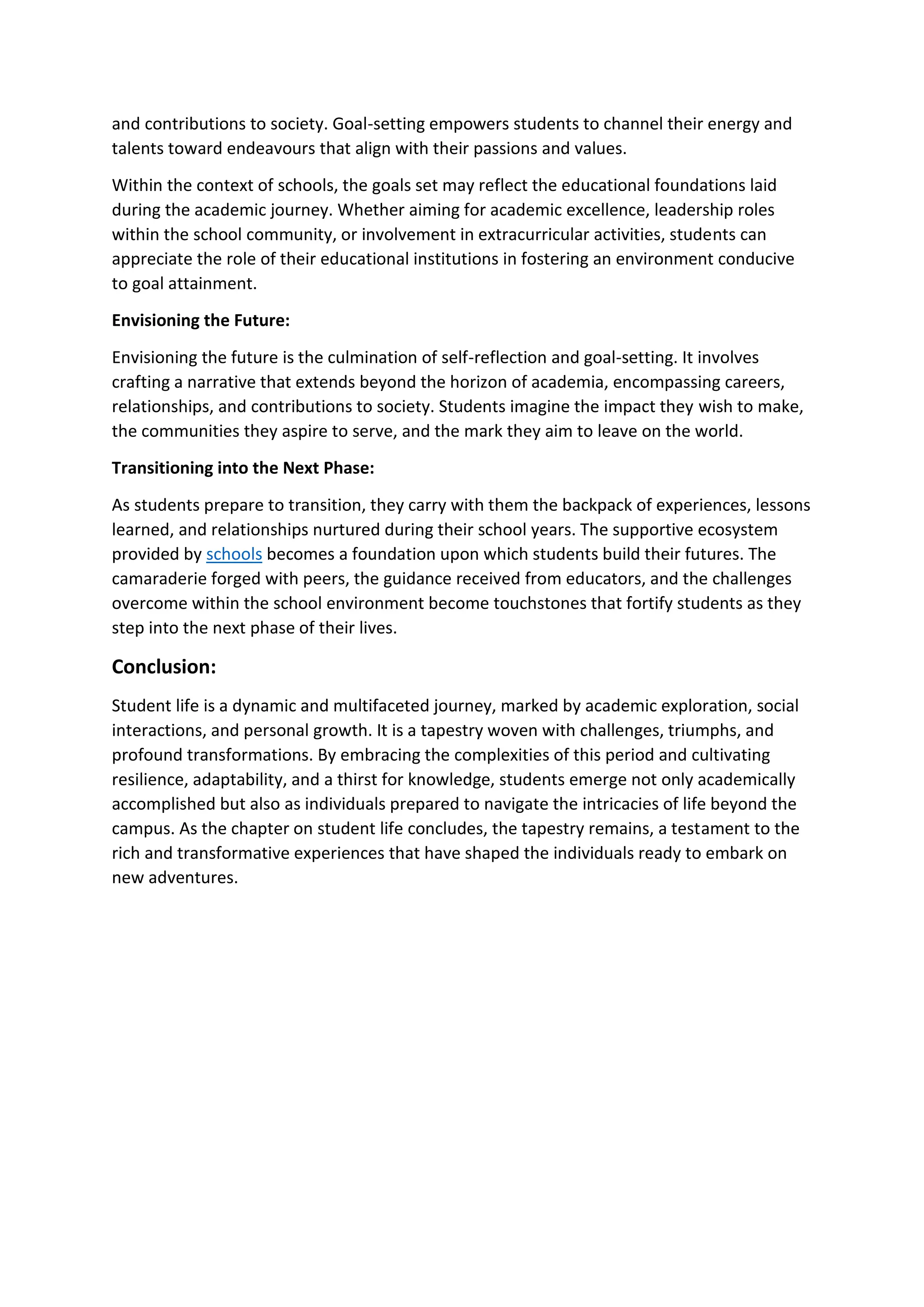 Student Life: Challenges, Triumphs, and Transformations | PDF