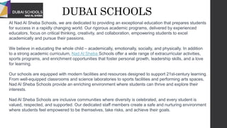 DUBAI SCHOOLS | PPT