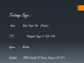 Nada puspa rini xii is 1 | PPT