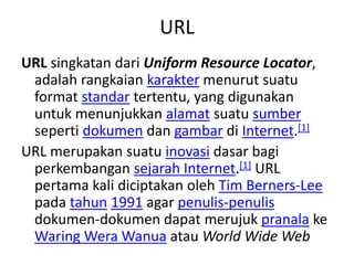 pengertian url, html, hyperlink dan jenis web browser | PPT