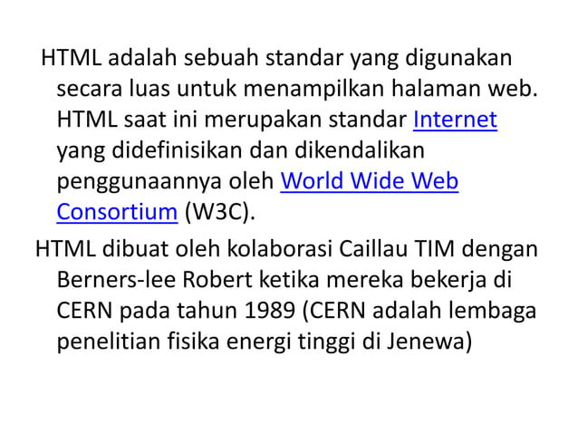 pengertian url, html, hyperlink dan jenis web browser | PPT
