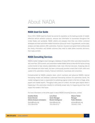 NADA Incentive Analysis | PDF