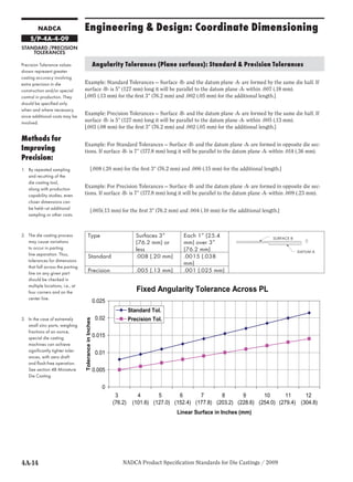 Nadca tolerances-2009 | PDF