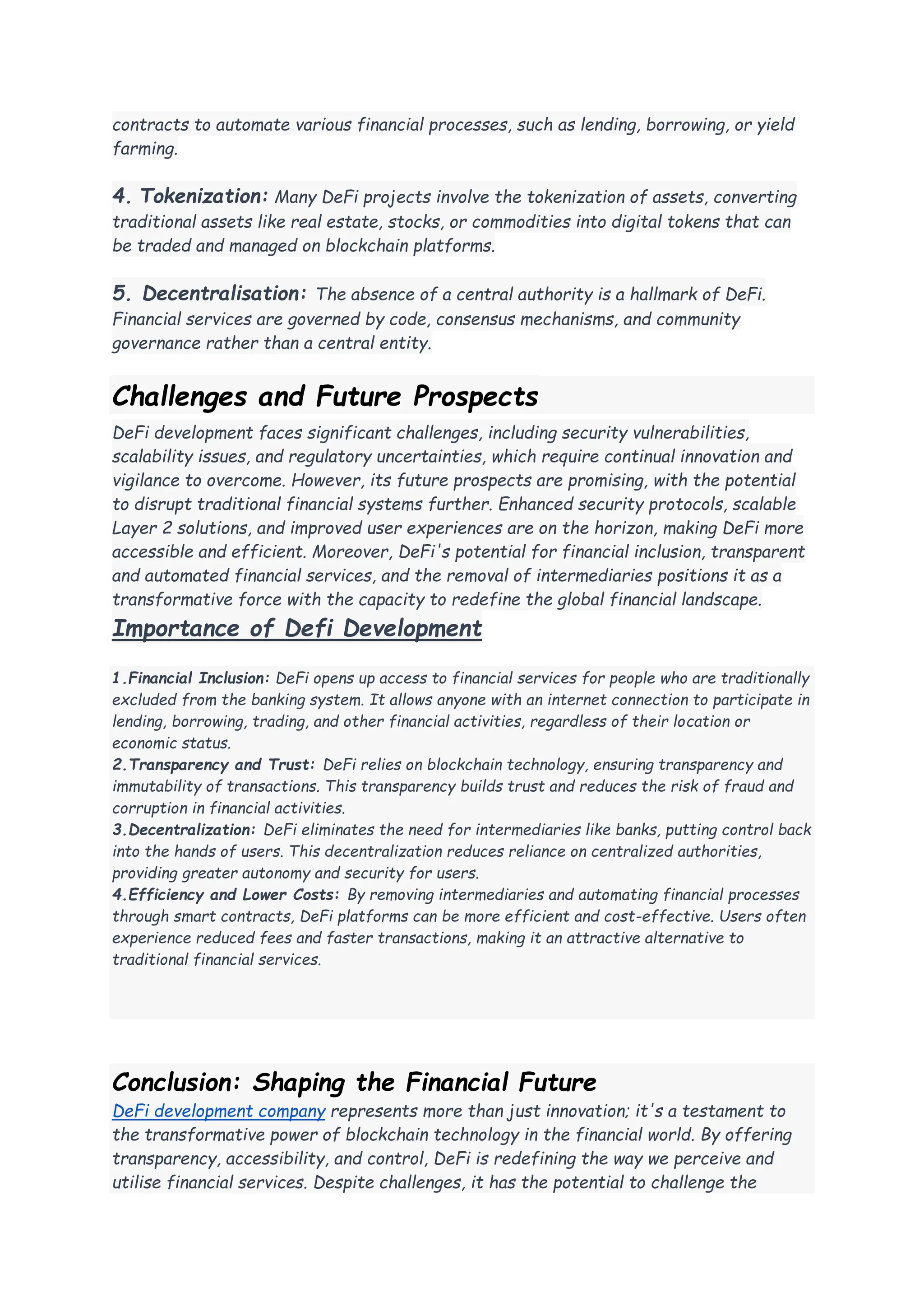 Decentralized Finance Development | PDF