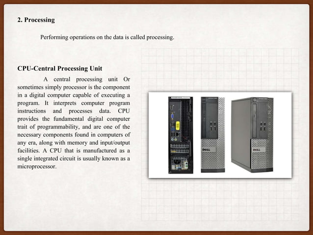 Information processing cycle | PPTX