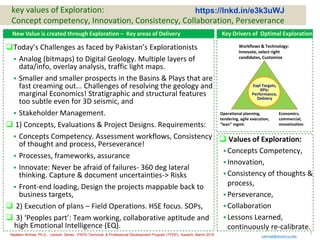 key values for Success in Exploration (Upstream Oil & Gas Sector) | PPT