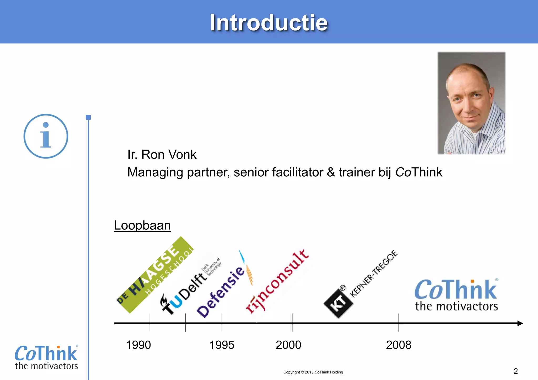 Nadenken en voordenken over storingen | PPT