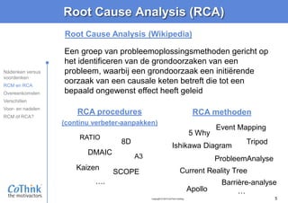 Nadenken en voordenken over storingen | PPT