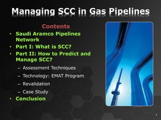 Nader Al Otaibi - Managing SCC in Gas Pipelines | PDF