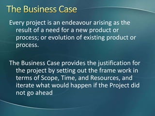 Project Business Case | PPTX