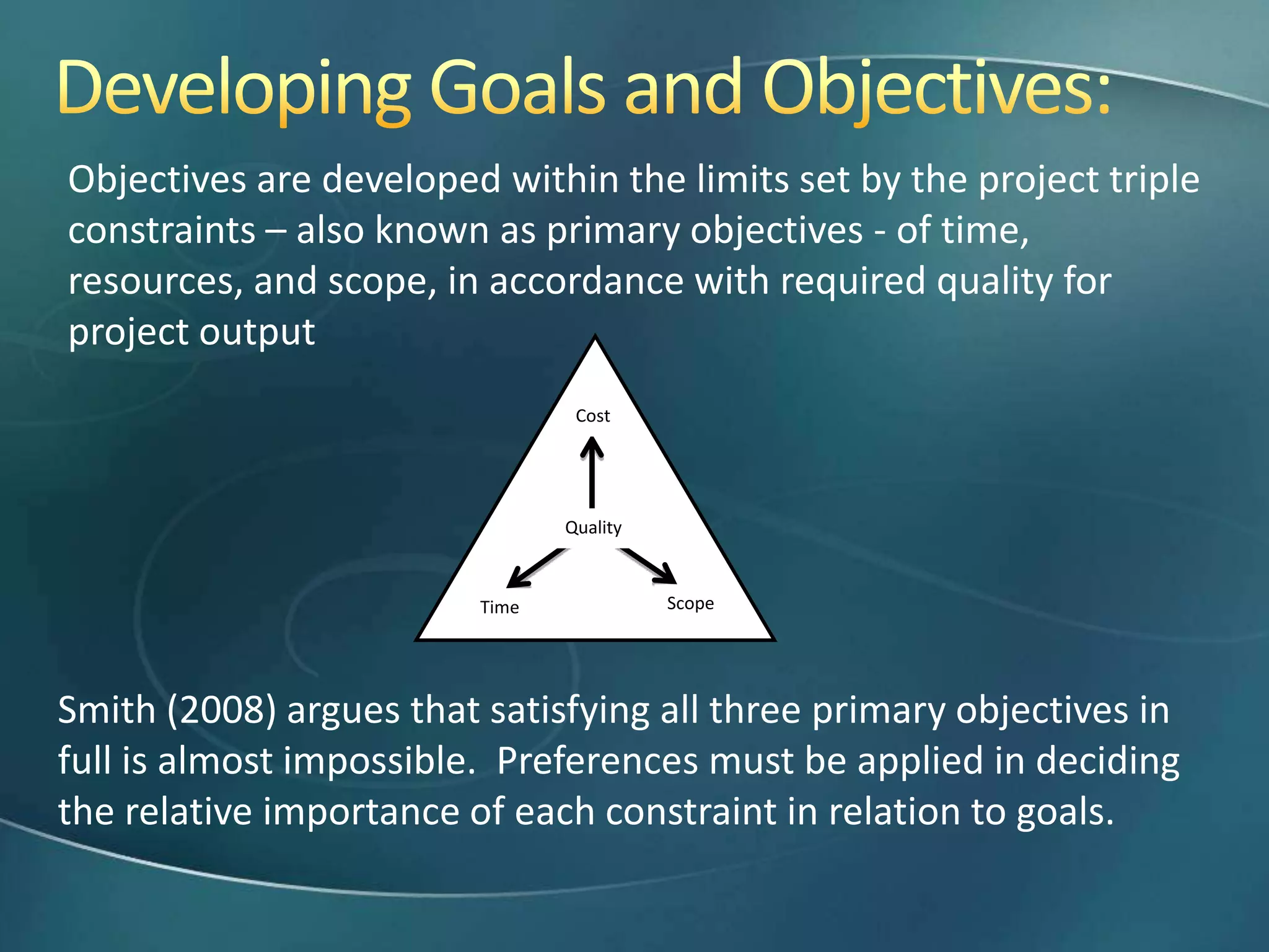 project goals and objectives | PPTX