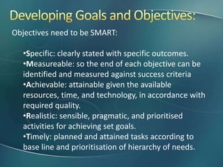 project goals and objectives | PPTX