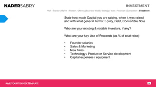 Nader sabry - investor pitch deck template | PDF