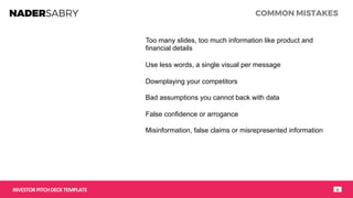 Nader sabry - investor pitch deck template | PDF