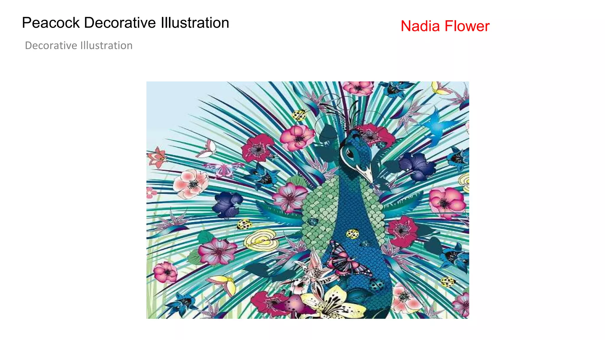 Nadia flower decorative and fashion illustrator | PDF