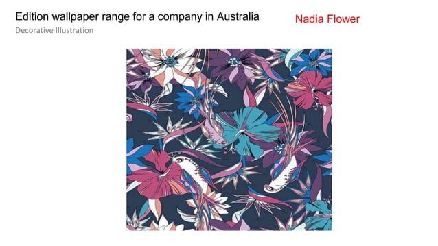 Nadia flower decorative and fashion illustrator | PDF