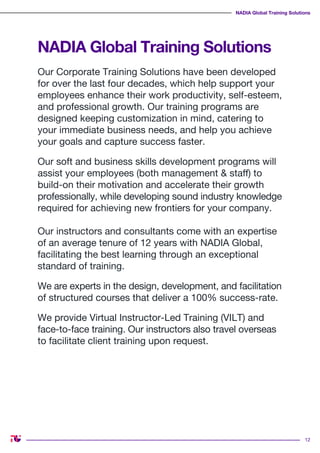 NADIA Global Company Profile | PDF