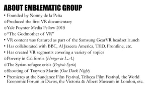 Nadia Persaud VR Research Presentation | PDF