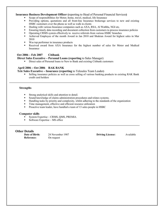 Nadia resume | PDF