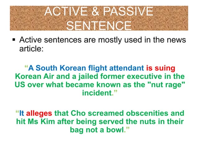 Syntactic Analysis - News excerpt | PPTX | Air Travel | Travel Type