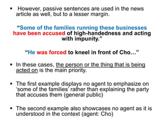 Syntactic Analysis - News excerpt | PPTX
