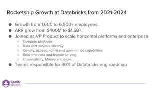 SaaStr Workshop Wednesdays: Top 5 Lessons Learned from Databricks ...
