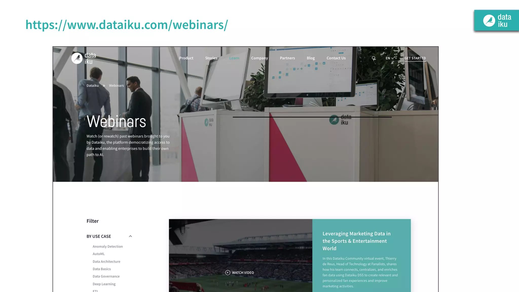 Nadine Schöne, Dataiku. The Complete Data Value Chain in a Nutshell | PPT