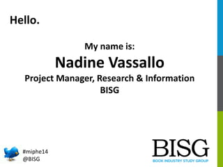 Student Attitudes Toward Higher Education with Nadine Vassallo, Project ...