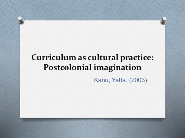 Nadine & Venis Postcolonialism Presentation | PPT