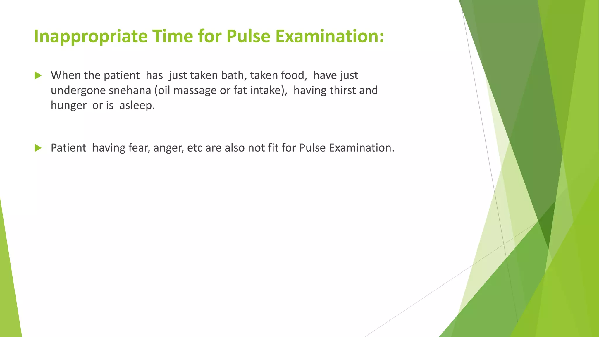 Nadi Pariksha - Ayurvedic Pulse Examination | PPT