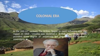 History of Lesotho and where Lesotho is located | PPT