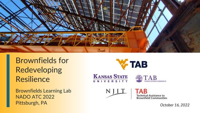 Brownfields for Redeveloping Resilience | PPT