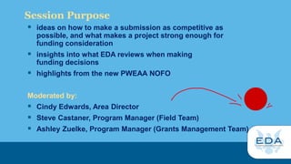 EDA Projects- From Development to Award | PPT