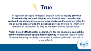 EDA Projects- From Development to Award | PDF