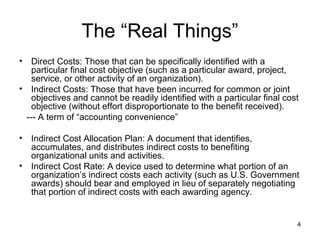 Indirect Cost Negotiation for RDOs | PPT