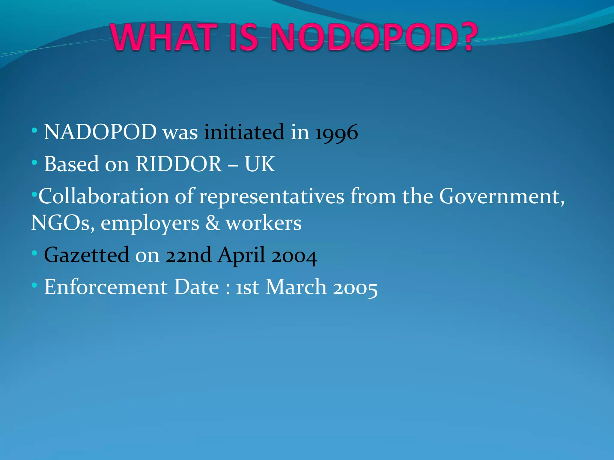 Nadopod | PPT