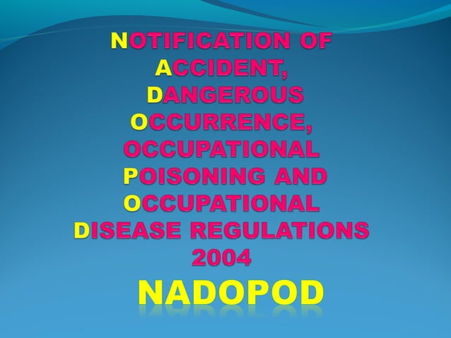 Nadopod | PPT | Injuries | Diseases and Conditions