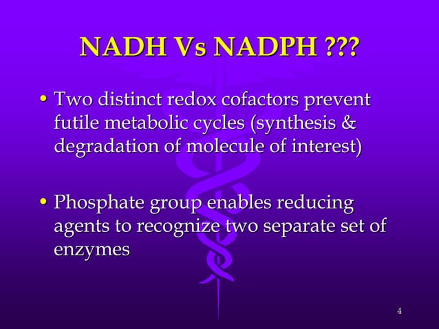 NADPH and its uses | PPTX | Endocrine and Metabolic Diseases | Diseases ...