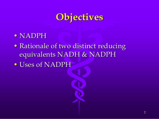 NADPH and its uses