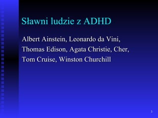 Nadpobudliwość czy ADHD | PPT