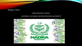 NADRA In Software Development | PPTX