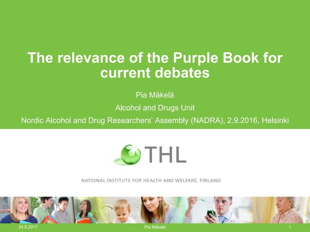 The relevance of the Purple Book for current debates | PDF | Alcoholic ...