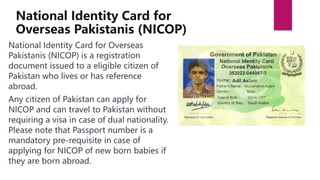 NADRA (National Database and Registration Authority) | PPTX