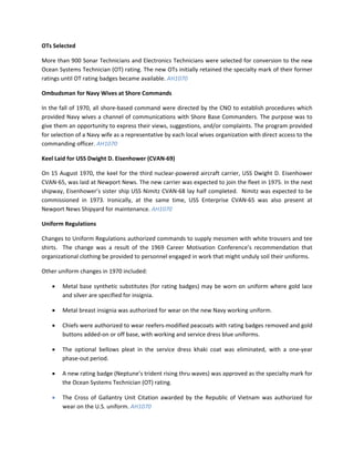 Block 39: Our Navy in 1970 | PDF