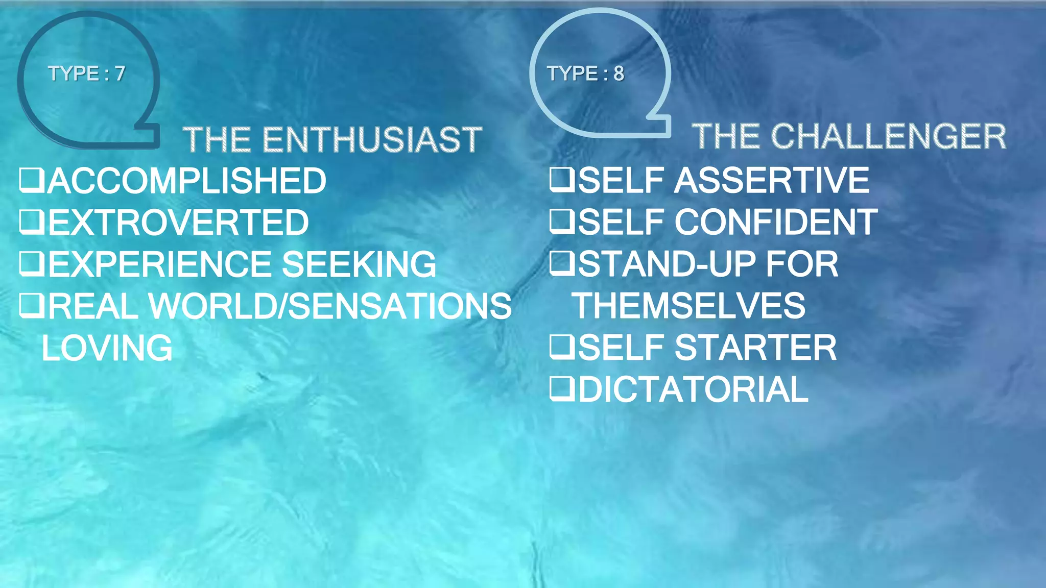 ENNEAGRAM PERSONALITY TEST | PPTX