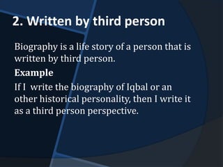 Biography and autobiography in social sciences | PPT